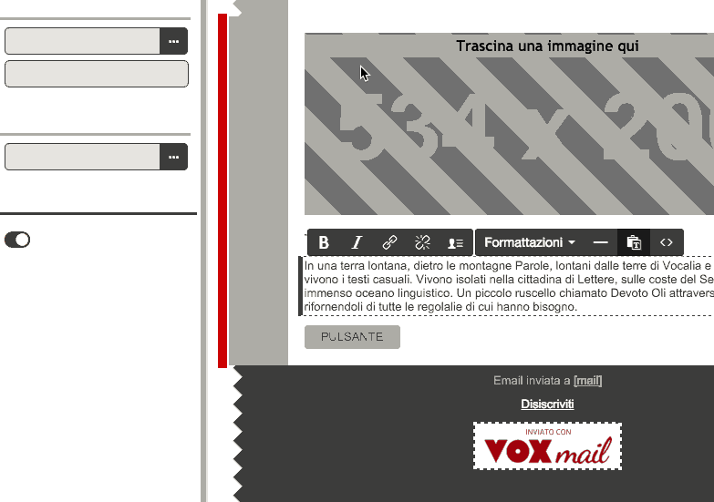 Creazione e invio | VOXmail